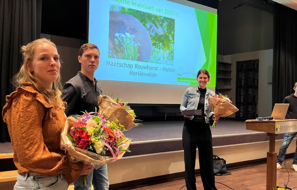 Award mooiste krulstaart prooi voor Nancy Rouwhorst - Nieuwe Oogst